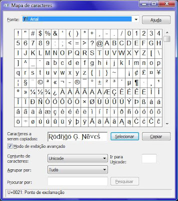 Rodrigo OnLine: Mapa de Caracteres - Teclas de Atalho