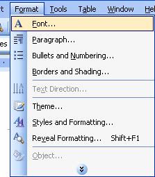 Membuat Animasi Pada Microsoft Office Word 2003