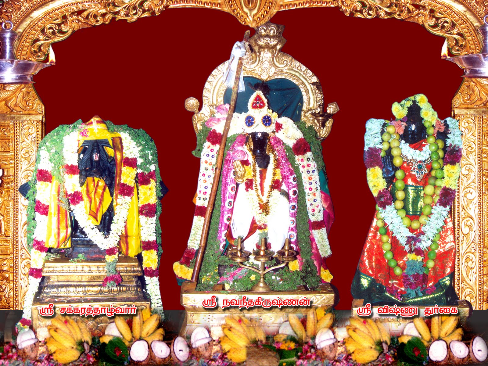 Lord Krishna: Sri Navaneetha Krishnan, Sri Chakkarathalvar Temple in ...