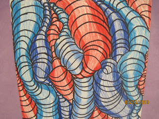 The Modern Art Smock: 4th Grade Line Design/Value "Tubes" Lesson