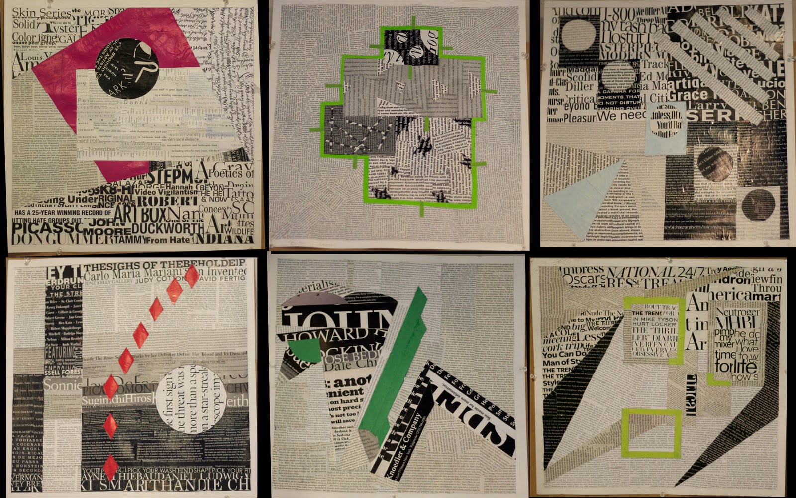 Black River Art Blog: Introduction to Graphic Design: Using Text to ...