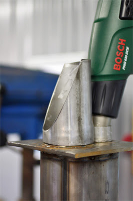 flow like a winding stream: Rod binder and heat-gun oven