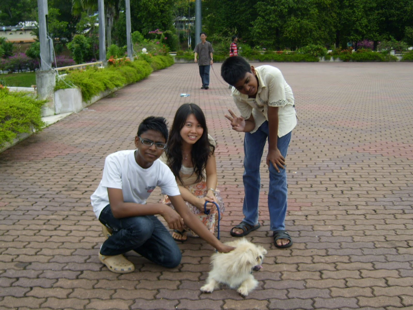 Michan Petite: Outing With Pet Dogs