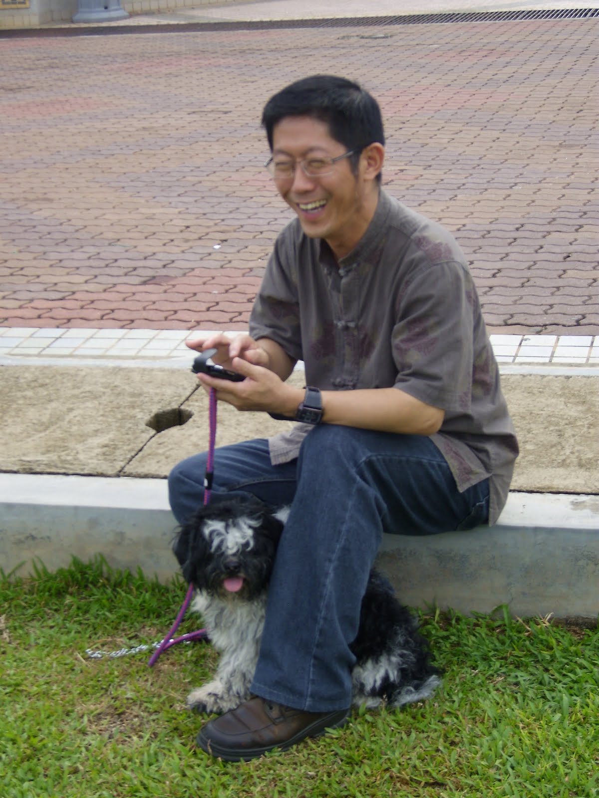 Michan Petite: Outing With Pet Dogs