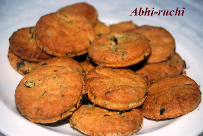 Abhi-ruchi: Khara Biscuit/Spicy biscuits