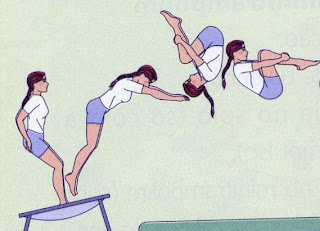 O Meu Portefólio de Desporto: ginastica - 1/4 de mortal à frente agrupado