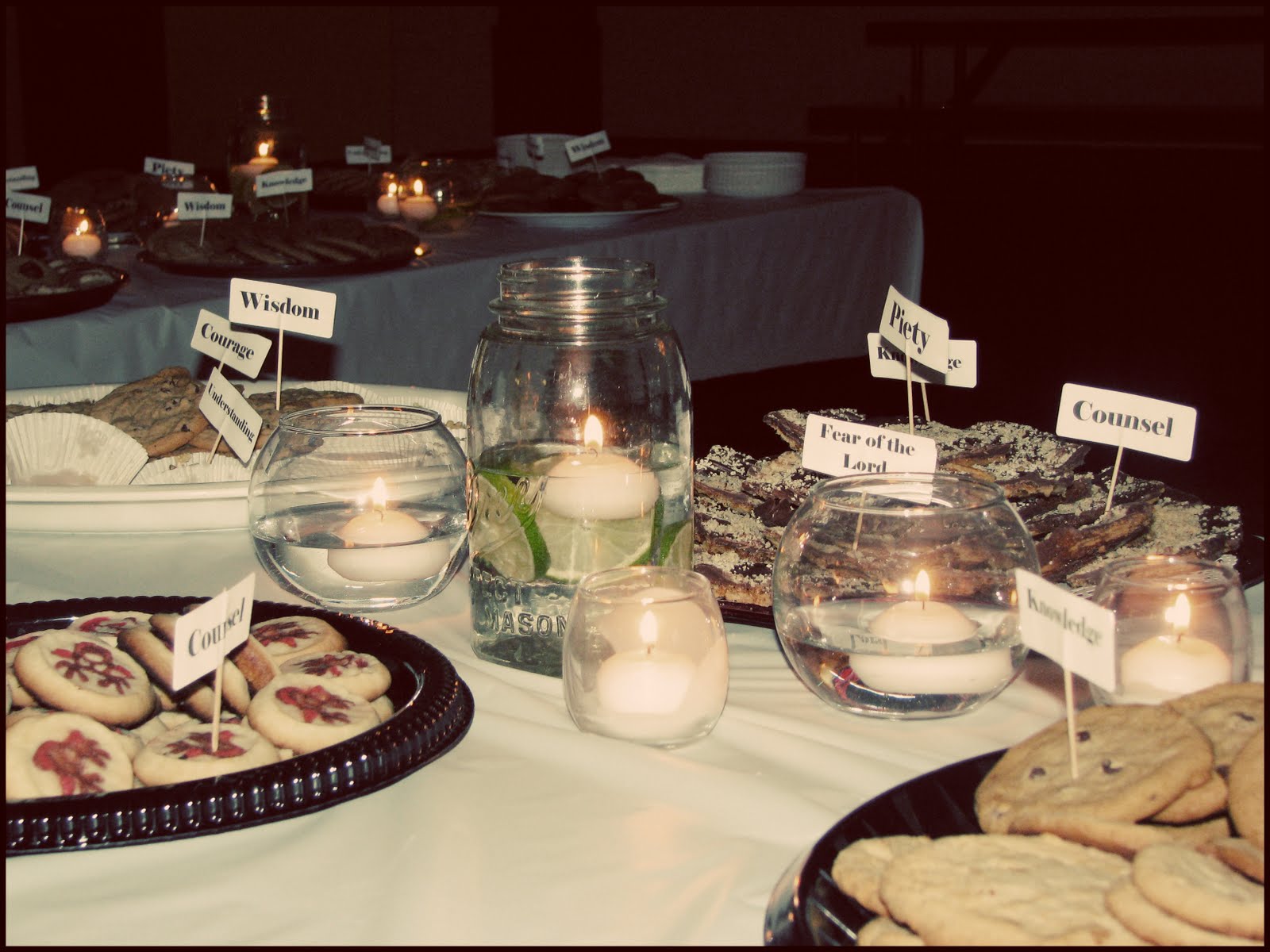 Reception Decorations-Confirmation AfterParty – At Home With Natalie