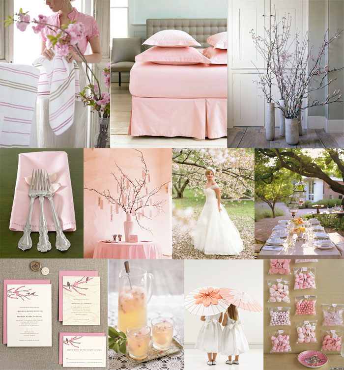 Color Inspiration Boards – Touch of Pink – At Home With Natalie