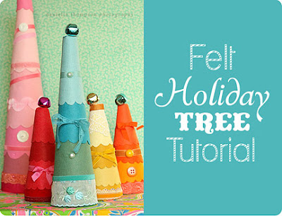 Tiny Bazaar: Felt Holiday Tree Tutorial – At Home With Natalie