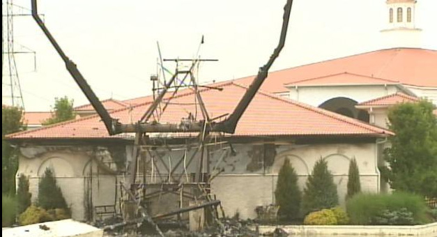 The language of God: Lightning strikes Touchdown Jesus/UPDATE