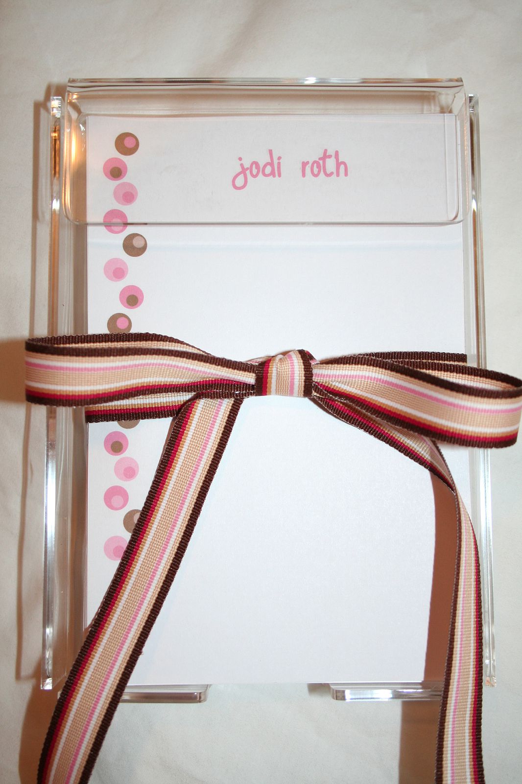 Nola Girl: Blog Birthday Giveaway Day Four - Customized Papertrail Notepad