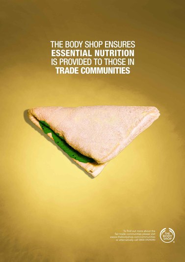 Design Context: Body shop - Ethical ad campaign.