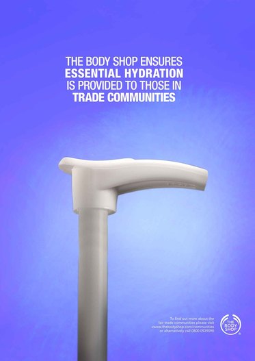 Design Context: Body shop - Ethical ad campaign.