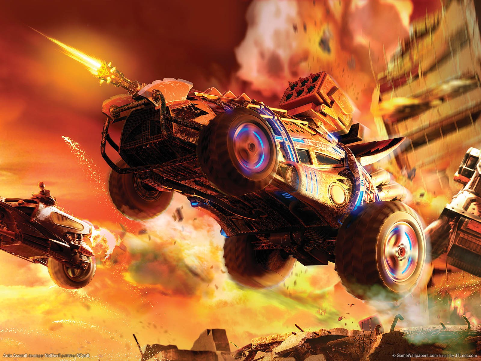 Auto Assault PC Game Wallpapers | black dragon 1