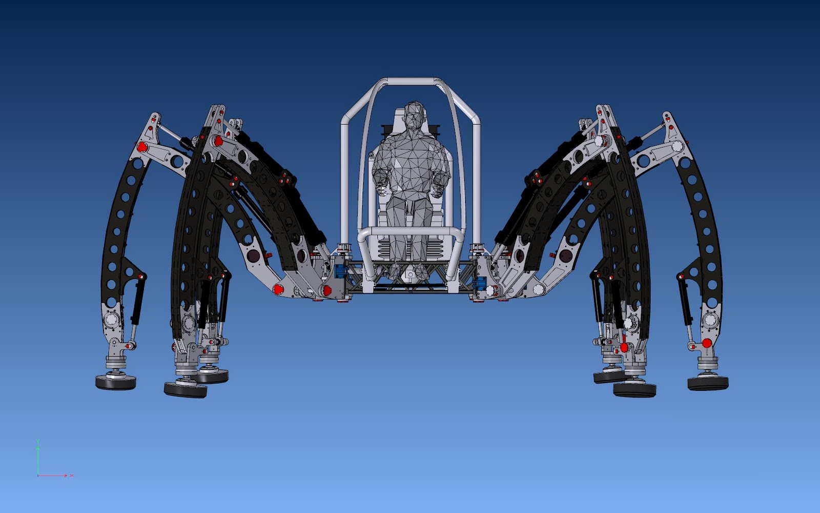 Mantis Hexapod Build Diary: July 2010