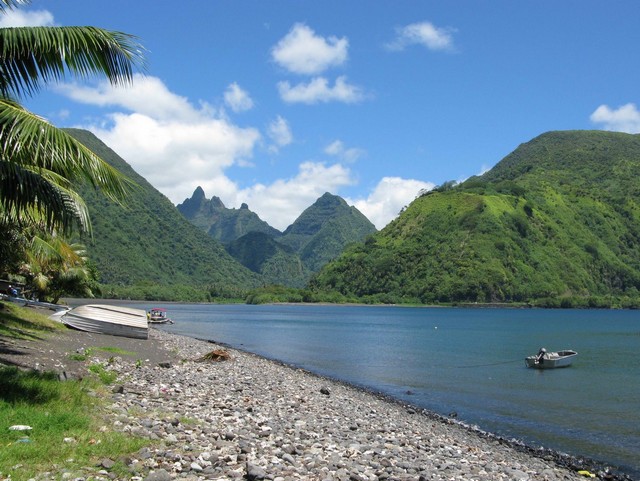 Tautira sur la presqu'île de Tahiti