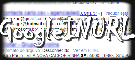 Google INURL - Brasil: 01/08/10 - 01/09/10