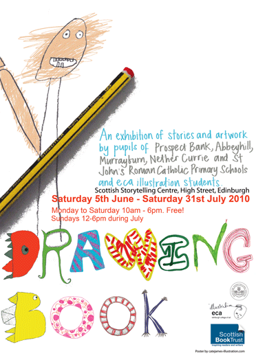 Cate James Illustration: Drawing Book Poster