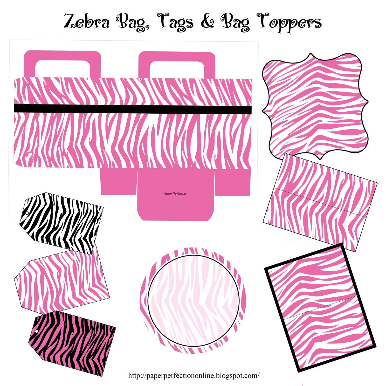 Paper Perfection: Zebra Print Party Printables