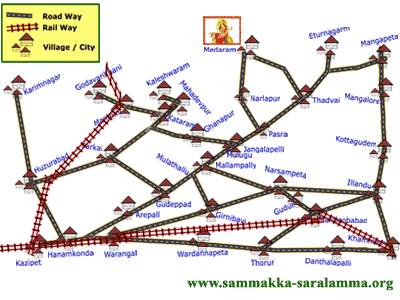 TEMPLES-AMAZING AND SOME HISTORICAL SITES: MEDARAM Warangal Sammakka ...