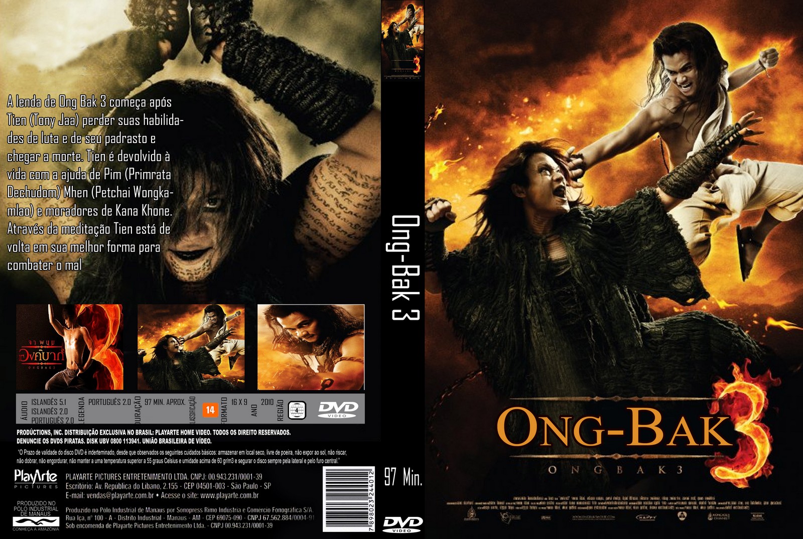Capas Filmes Ação: Ong - Bak 3