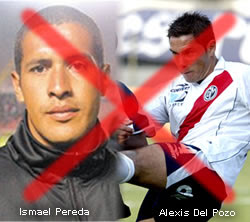 Alexis del Pozo e Ismael Pereda Descartados Del Diablos Rojos De Juliaca