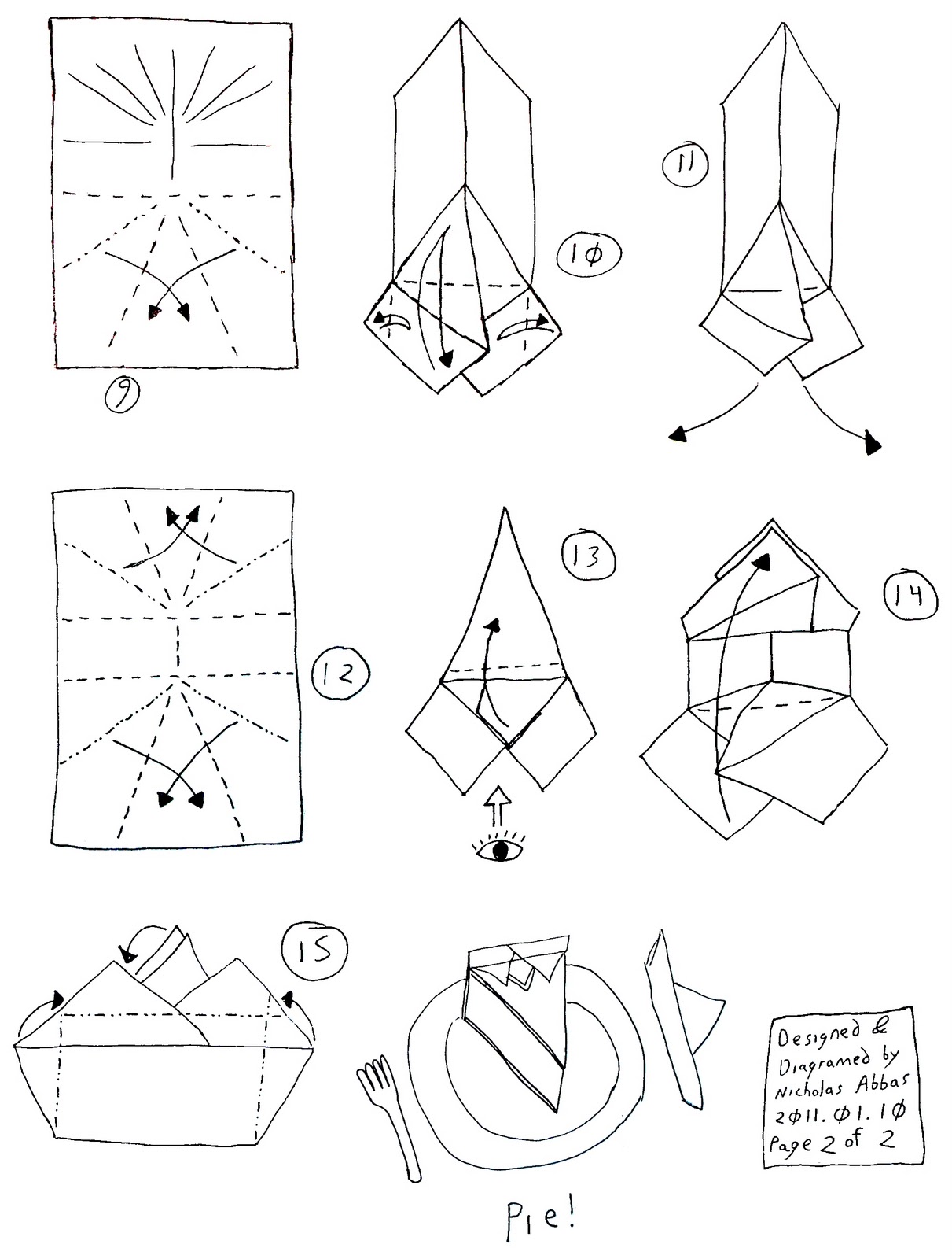 A Crisp Fold: Slice of Pie