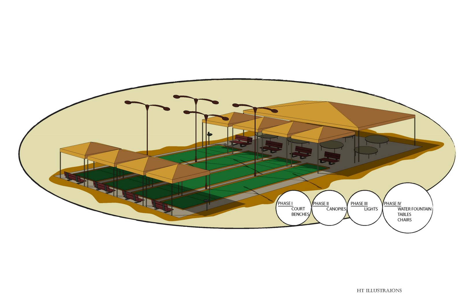 DaddiDisney: Bocce Court