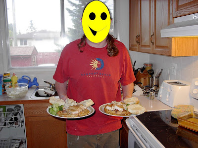 fat cook'n 101: Turkey breast with stovetop stuffing waffles, garlic ...