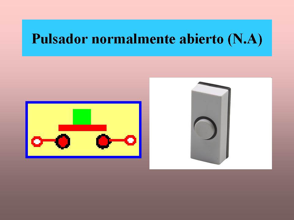 Símbolos Eléctrico: Pulsador normalmente abierto