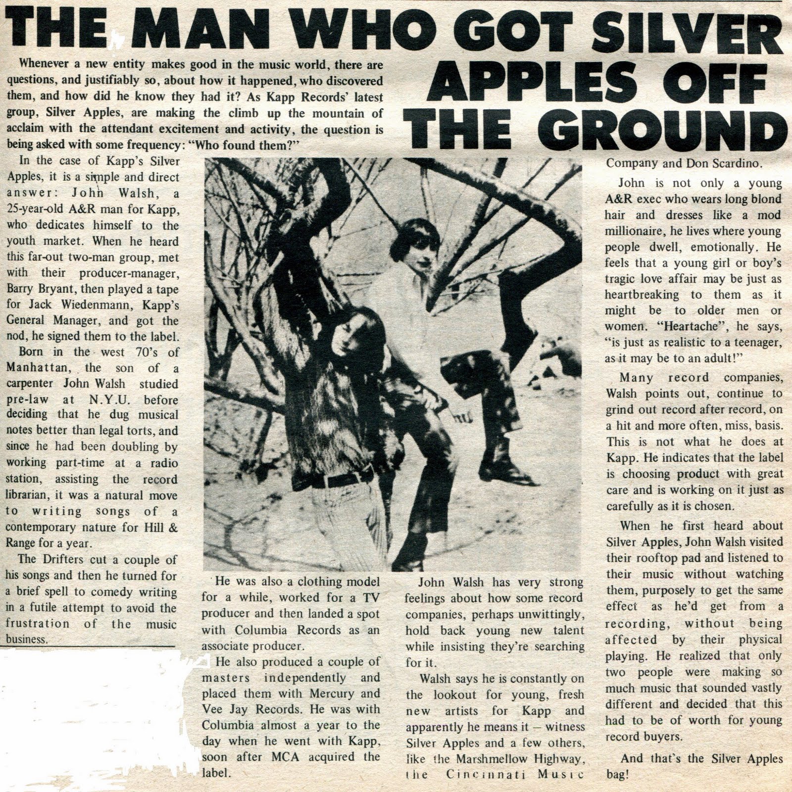 Galactic Ramble: Silver Apples: a very special market-oriented sound