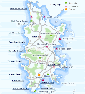 PHUKET ISLAND DREAM: Phuket Map