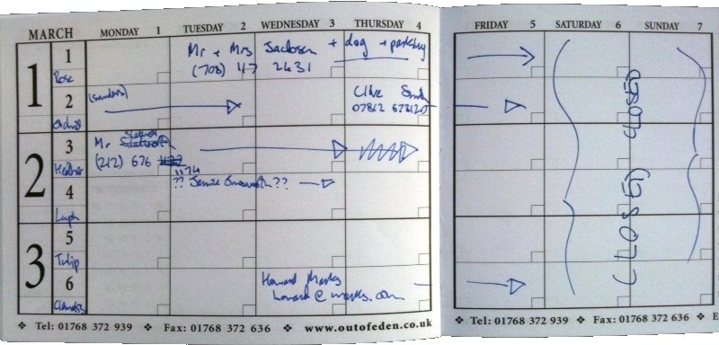 Bruce Greig: Comparing KeepMeBooked with a paper reservation diary