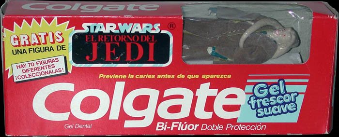 STAR WARS SPANISH ITEMS: CAJA PROMOCIONAL DE COLGATE