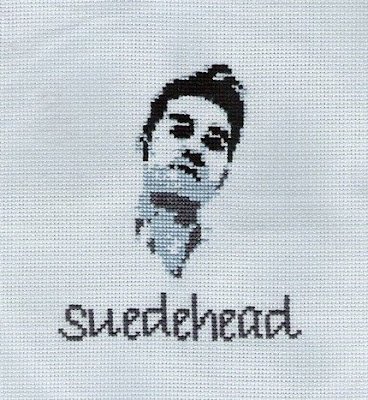 Draw Morrissey: Cross Stitched Moz by Becca Hammond