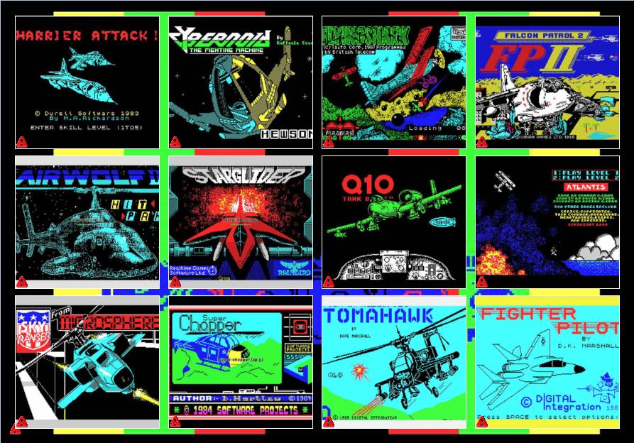 Nostalgia ZXspectrumTP (Catalogo Juegos): Posters ZX Spectrum