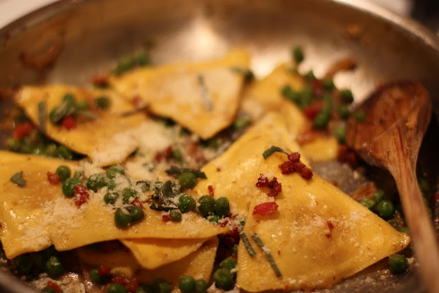 FOOD and BOOZE: Butternut Squash Triangoli