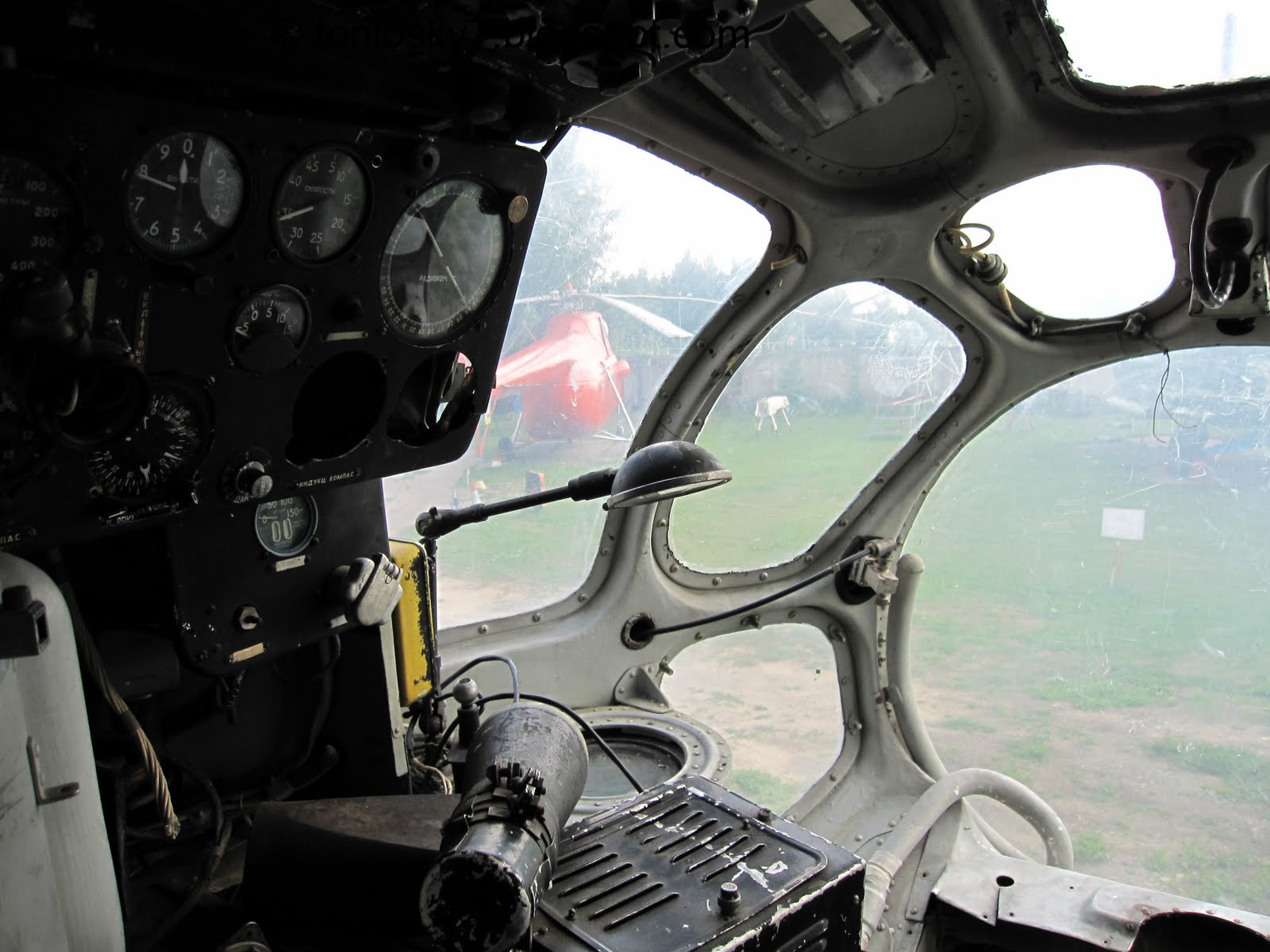 Mil Mi-6 Hook cockpit (Aviation museum of Riga, Latvia)