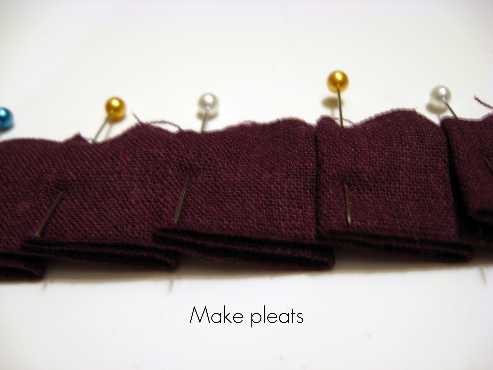 "How to sew pleats || what is the symbolization of the pleats >> how to ...