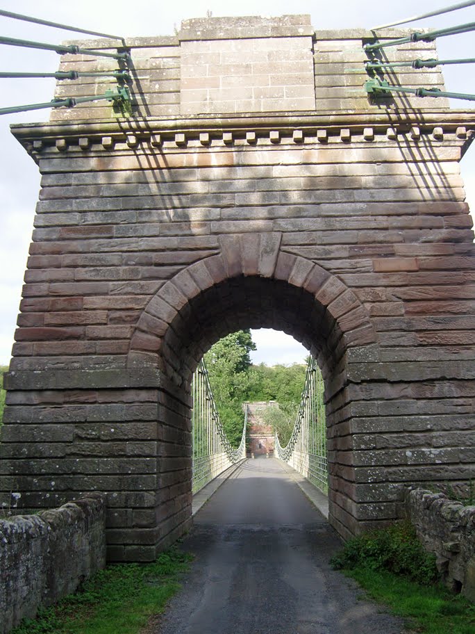 The Happy Pontist: Northumbrian Bridges: 1. Union Chain Bridge