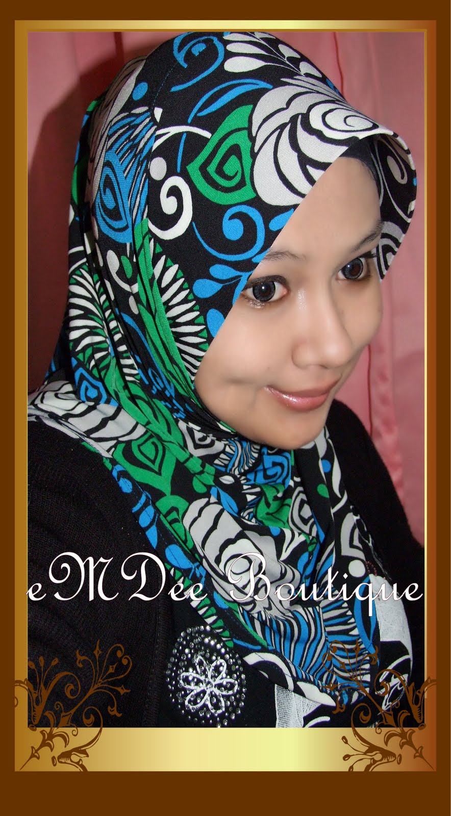 eMDee Boutique: Ala Ariani Scarf - Lycra with Shantung Awning 4rd Batch
