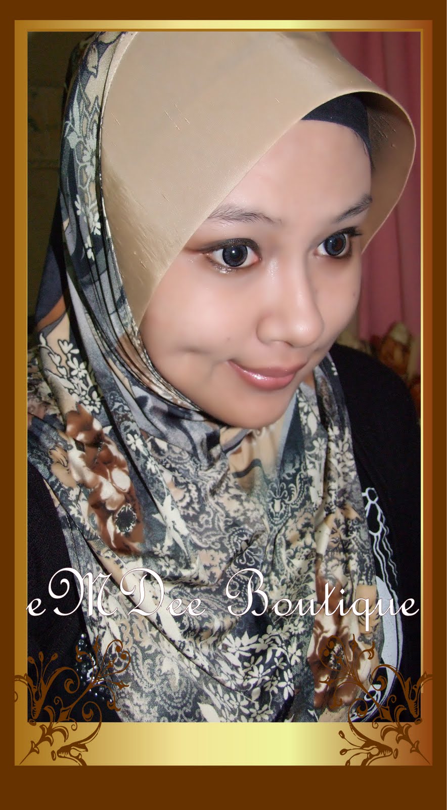 eMDee Boutique: Ala Ariani Scarf - Lycra with Shantung Awning 4rd Batch