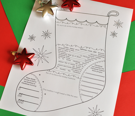 Adventures in Guided Journaling: A new journal page and my Christmas ...