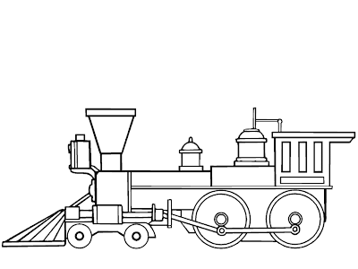 DESENHOS para COLORIR: Comboio