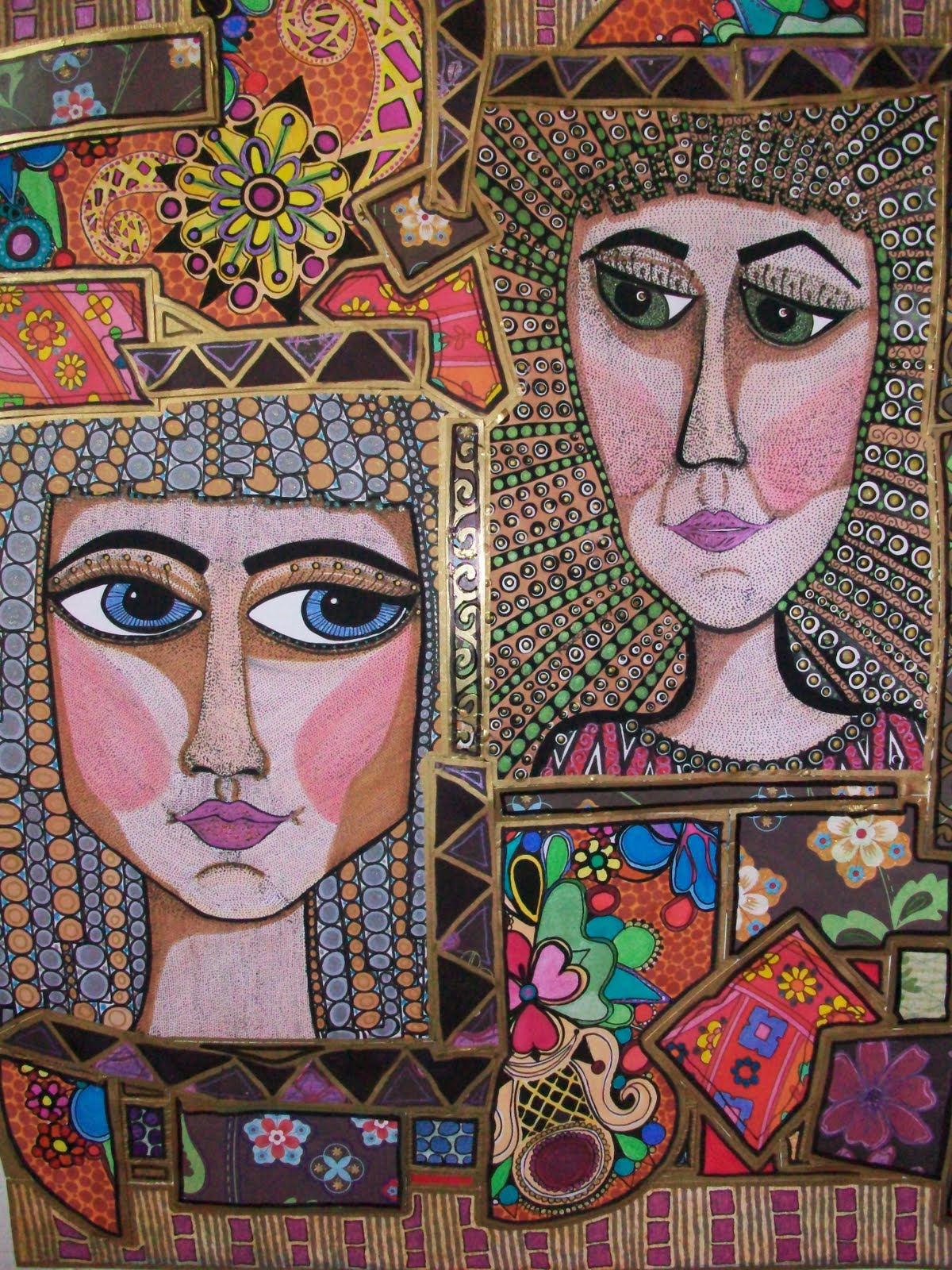Daisydolls Gypsy Caravan: "Egyptian Ladies Mosaic"