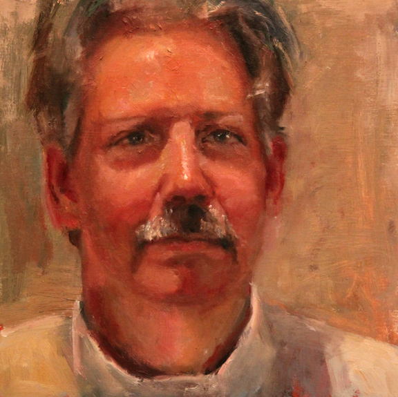 Life as an Artist- Jill Banks: Husband Randy Banks is Face #27 Today, Snow