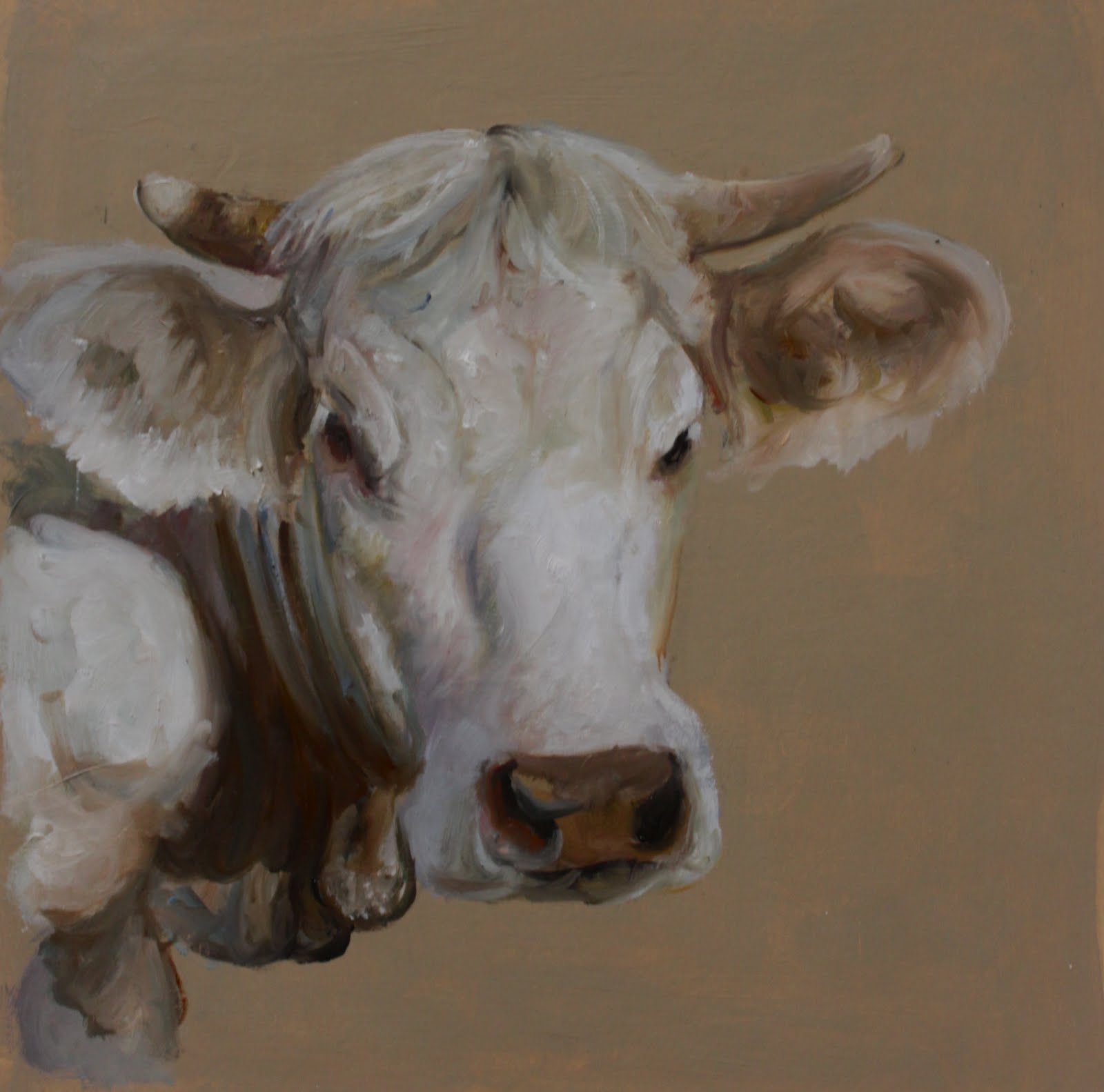 c a p t o n: PEINTURE ANIMALIERE - PETITS TABLEAUX DE VACHES