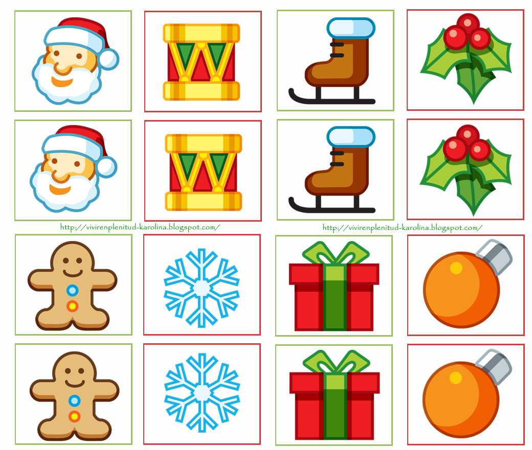 Dulces Momentos..★: Memorama Navidad!!