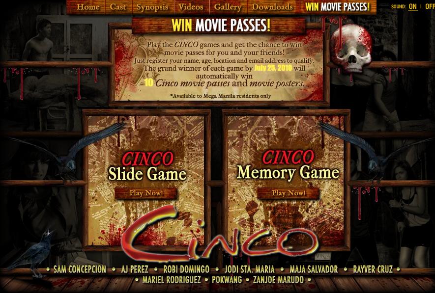 My C.H.O.S. (Celebrity Happenings Off-Screen): CINCO Movie Passes!!!