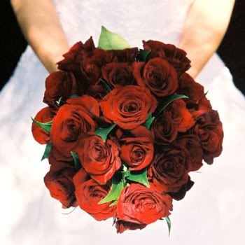 Bouquet Bridal: Red Rose Bouquet